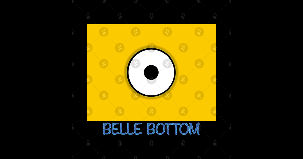 MINION USA DESPICABLE BELLE BOTTOM - Minions - Sticker | TeePublic
