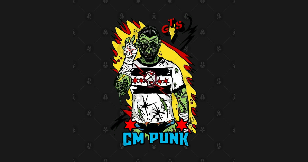 CM Punk Cult Hero - Cm Punk - T-Shirt | TeePublic