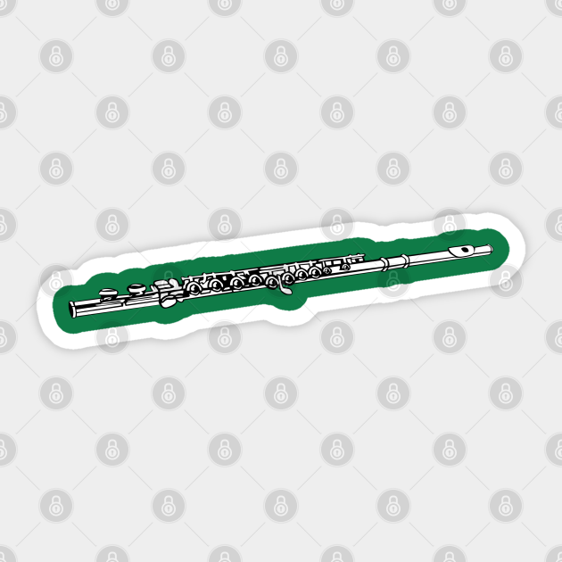 Flute - Flute - Sticker | TeePublic