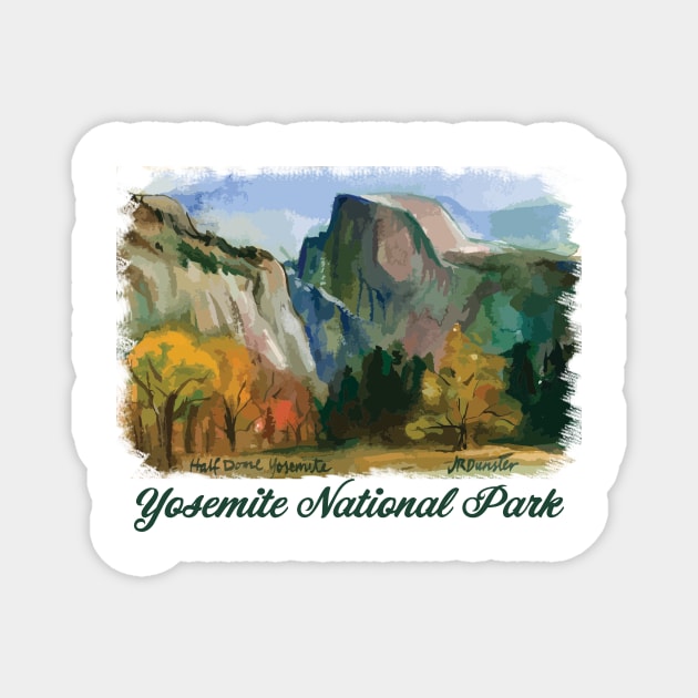 Yosemite in Fall - Yosemite National Park - Yosemite - Magnet | TeePublic