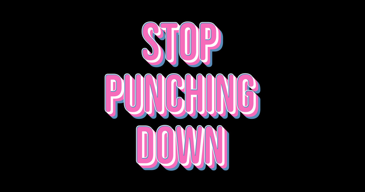 Stop Punching Down - Stop Punching Down - Magnet | TeePublic