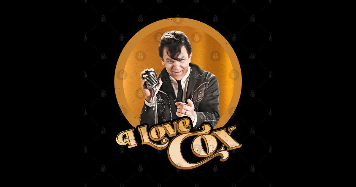 I LOVE COX - Solid Gold - Dewey Cox - Sticker | TeePublic