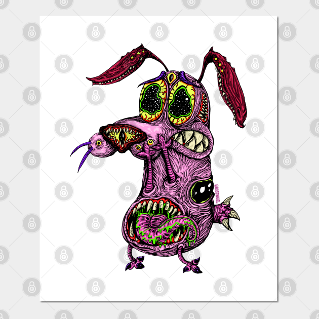 Scared Dog - Dog - Posters and Art Prints | TeePublic