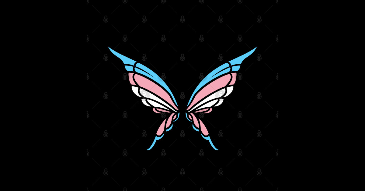 Trans Butterfly - Pride - Sticker | TeePublic