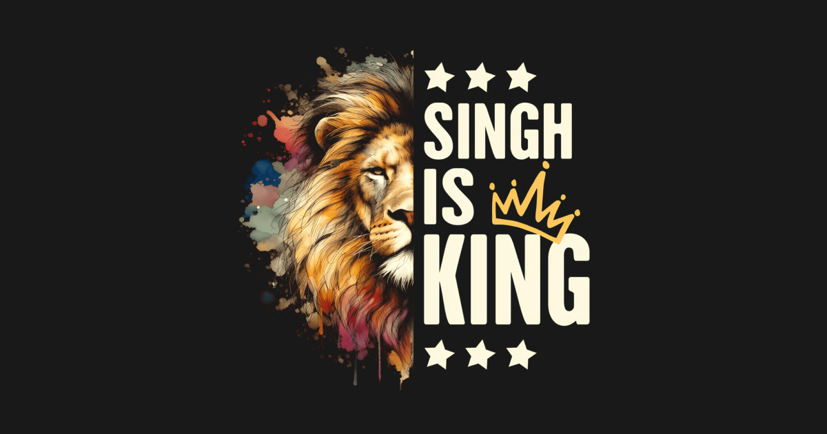 Lion Punjabi Pride Religious Sikh Faith Indian Singh Is King - Sikh ...