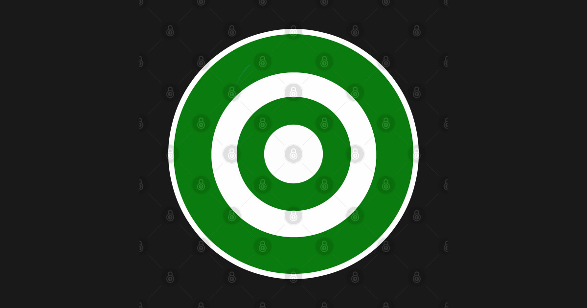 Green Target Symbol - Target - T-Shirt | TeePublic