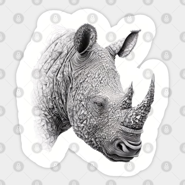 Rhino - Rhino - Sticker | TeePublic