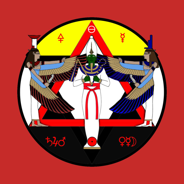 Seal of Osiris - Golden Dawn - Pin | TeePublic