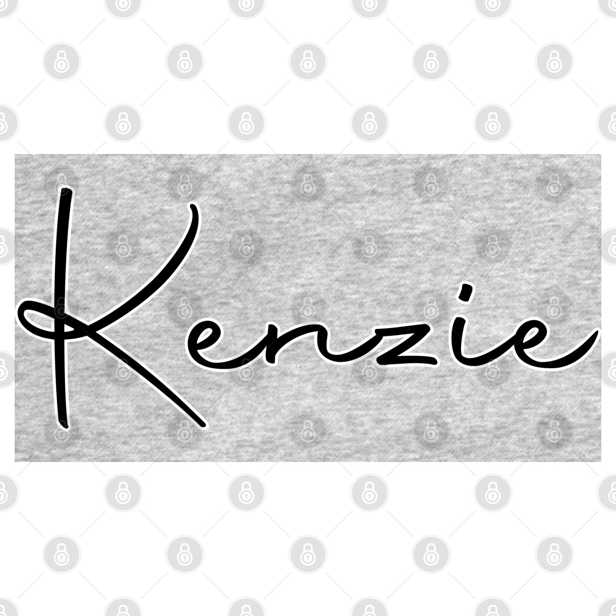 Autography Kenzie Name Label - Autography Kenzie Name Label - T-Shirt ...