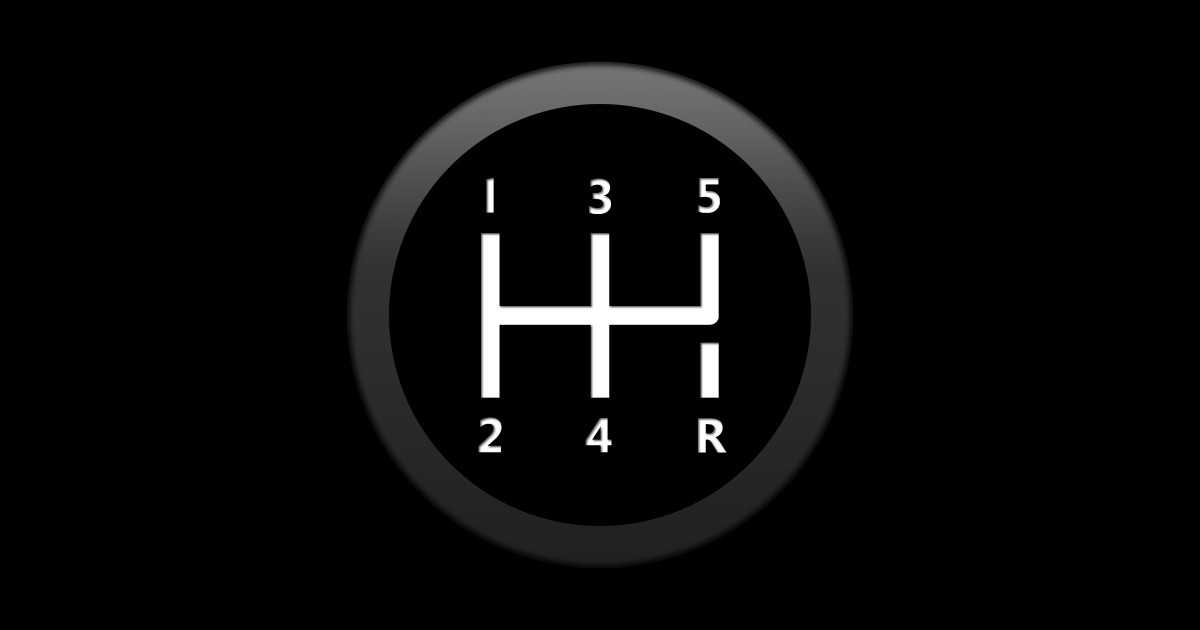 Gear Shift - Stick Shift - Sticker | TeePublic