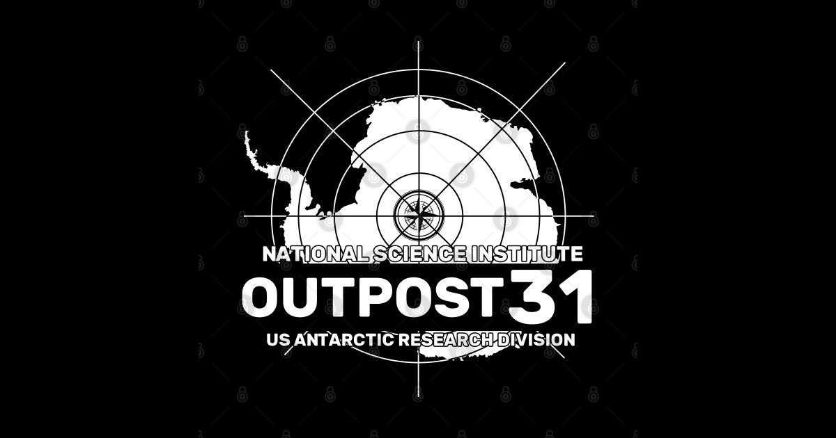 Outpost 31 Antarctic Research Division - The Thing - Sticker | TeePublic