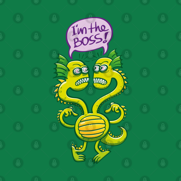 Two-headed alien struggling to define which head is the boss - Two ...