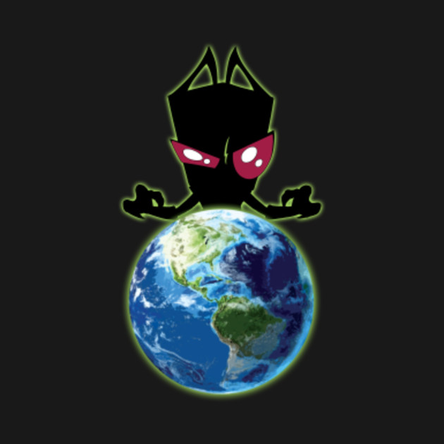 Invader From Planet Irk - Invader Zim - T-Shirt | TeePublic