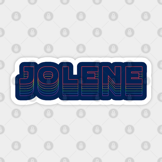 Jolene Rainbow Pattern - Jolene - Sticker | TeePublic