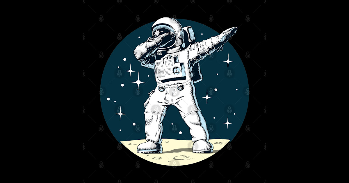 Space Dab Astronaut - Astronaut - Sticker | TeePublic