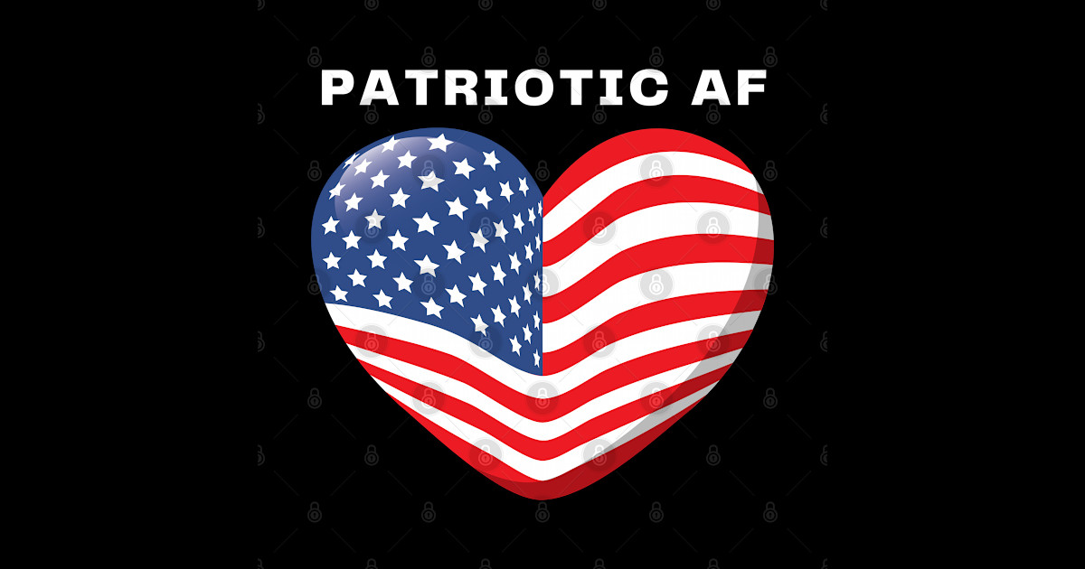 Patriotic Af Patriotic Af Sticker Teepublic