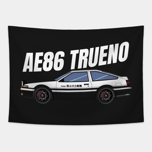 Drifter Ae86 trueno { INITIAL D } - Ae86 - Tapestry | TeePublic