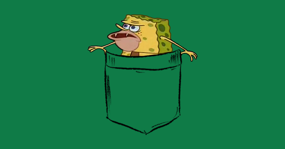 Caveman Spongebob (Primitive Spongegar) Pocket Shirt - Spongebob - T ...