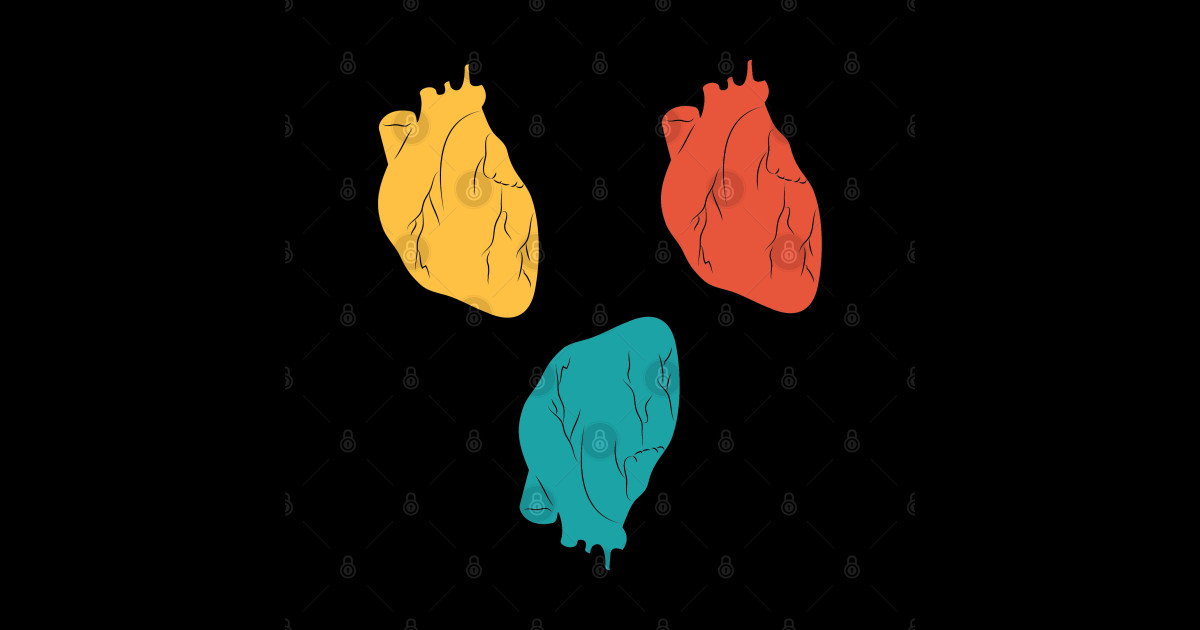 Anatomical Heart Pattern - Anatomically Correct Hear - Sticker | TeePublic