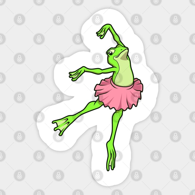 cartoon frog dancing