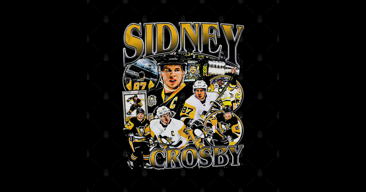Sidney Crosby Vintage Bootleg - Sidney Crosby - Sticker | TeePublic