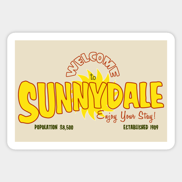 welcome to sunnydale - Buffy The Vampire Slayer - Sticker | TeePublic