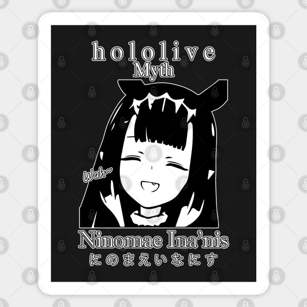 Ninomae Ina'nis Hololive English HoloMyth - Hololive En - Sticker ...