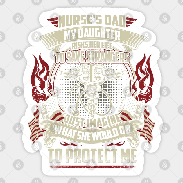 Proud Nurses Dad Support Daughter Shirt Cool Nursing Nursery Life Quote ...