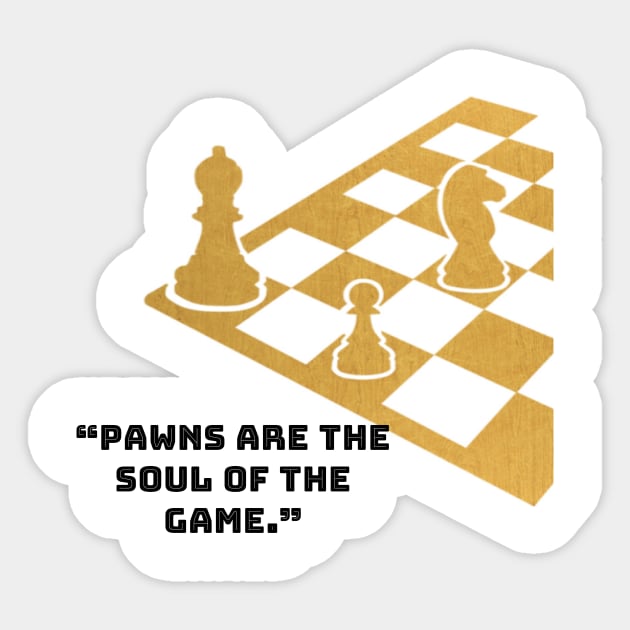 Pawns - Chess - Sticker | TeePublic