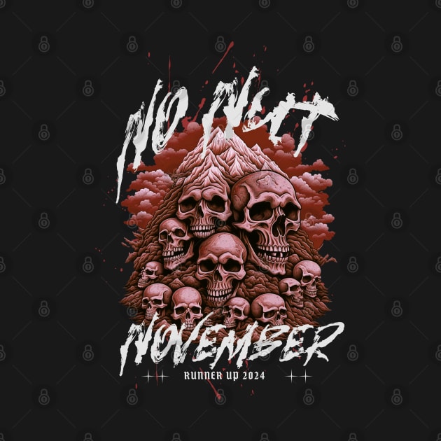 No Nut November Runner Up 2024 Funny Meme Viral Skulls Obnoxious Metal ...