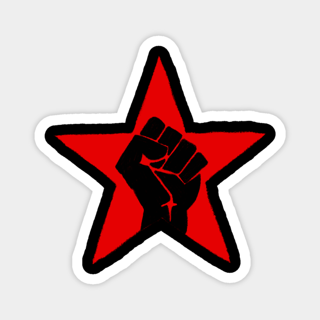 Star Fist - Rage Against The Machine - Magnet | TeePublic
