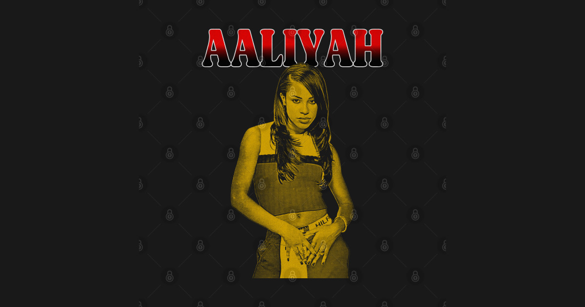 Aliyah // Bootleg Design 80s - Aliyah - T-Shirt | TeePublic