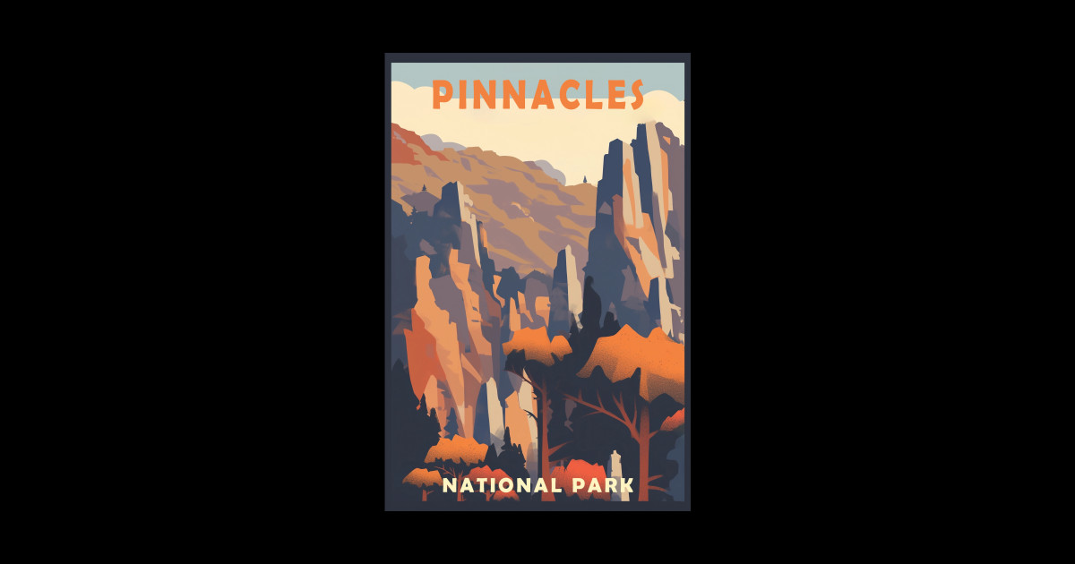 Pinnacles National Park Travel Poster - Pinnacles National Park ...