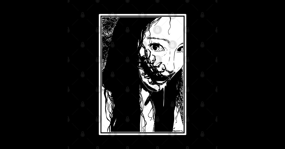 Horror Japanese Woman Yokai For Otaku And Geek Japanese Yokai Hat
