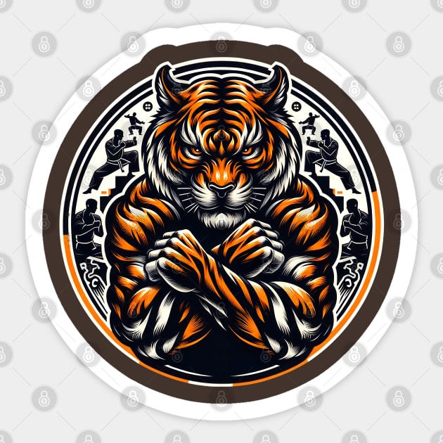 Dojo Tiger - Tiger - Sticker | TeePublic