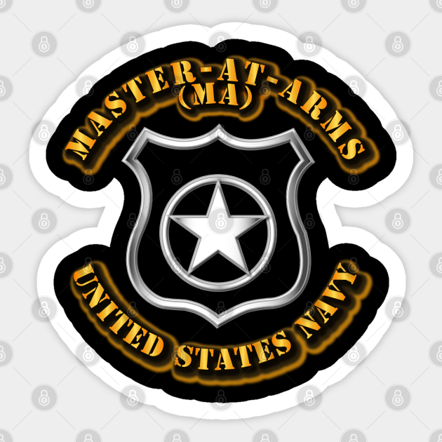 Navy - Rate - Master-at-Arms - Navy Rate Master At Arms - Sticker ...
