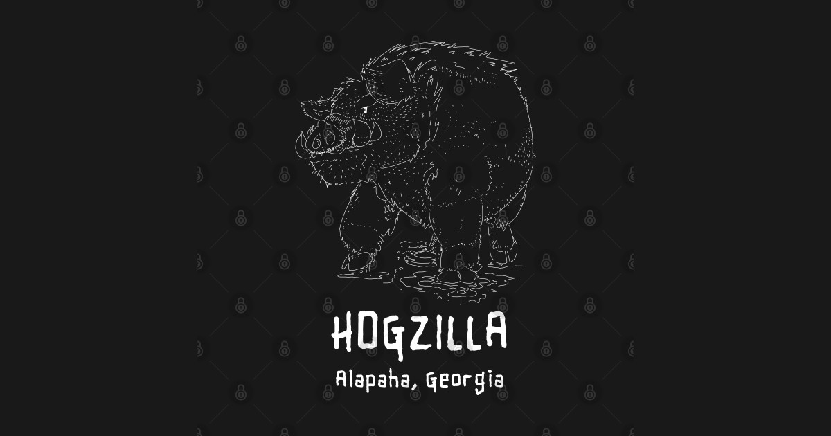 Hogzilla - Cryptids - T-Shirt | TeePublic