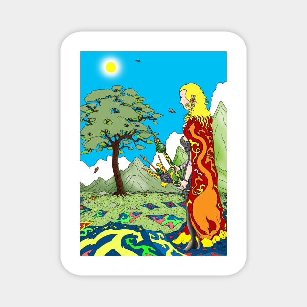 Tree of Life PEN DRAWING. FINELINERS. FULL COLOUR. - Pen - Magnet ...