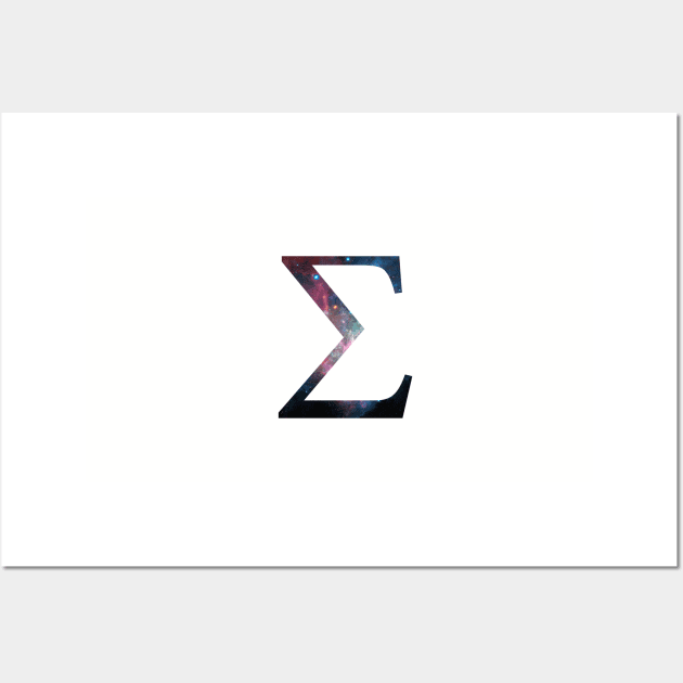 Sigma Greek Letter - Galaxy - Posters and Art Prints | TeePublic