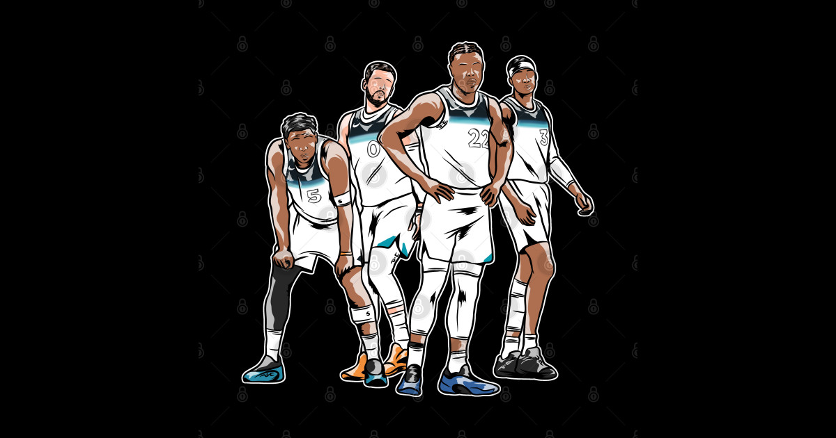 Wolves Gang! Edwards x DiVincenzo x Clark x McDaniels Cartoon ...