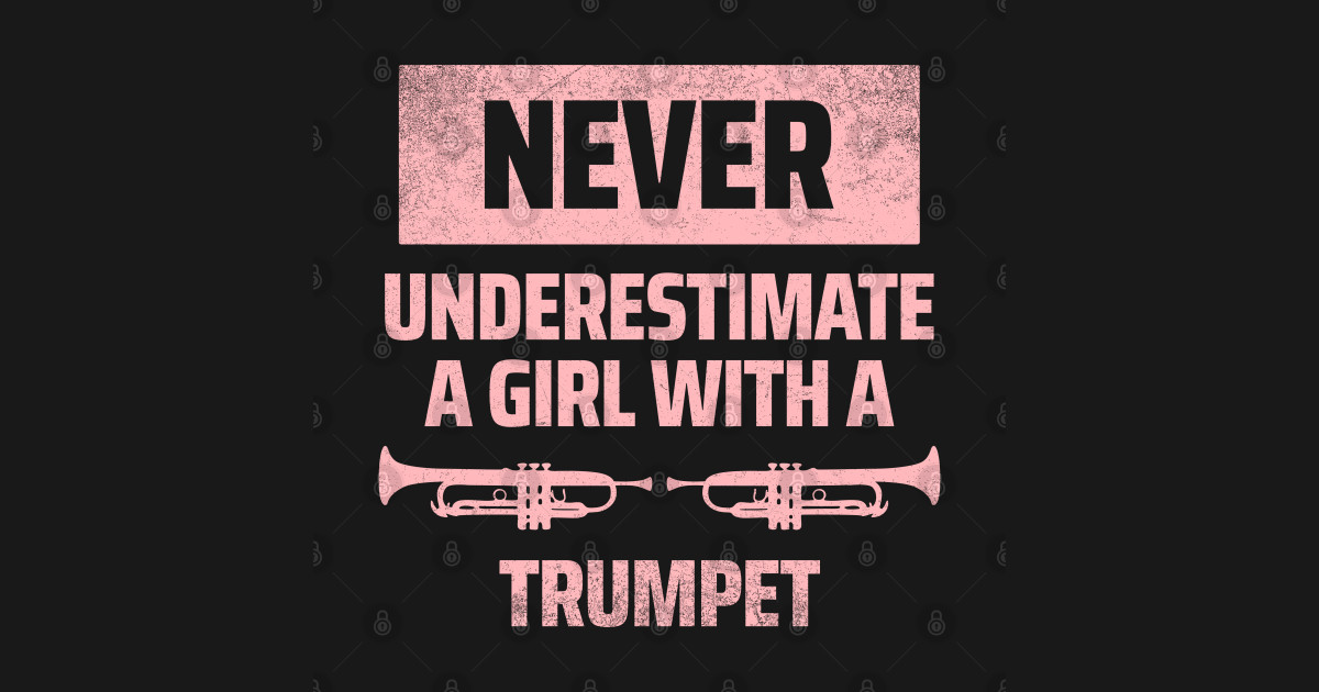 trumpet girl - Trumpet - T-Shirt | TeePublic