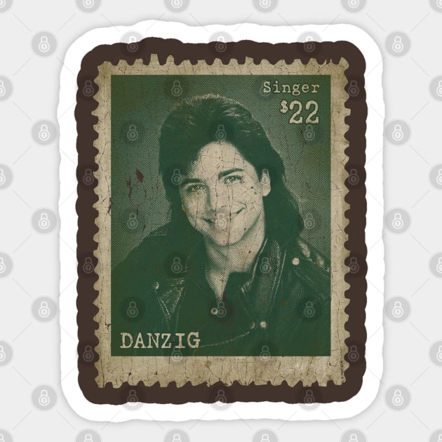 Danzig Engraved Style - Danzig - Sticker | TeePublic