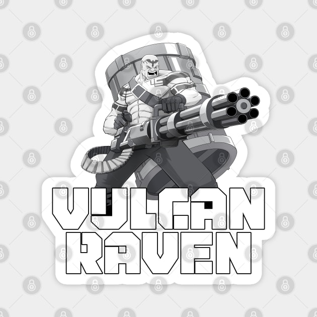 Metal Gear Solid - Vulcan Raven - Metal Gear Solid - Magnet | TeePublic