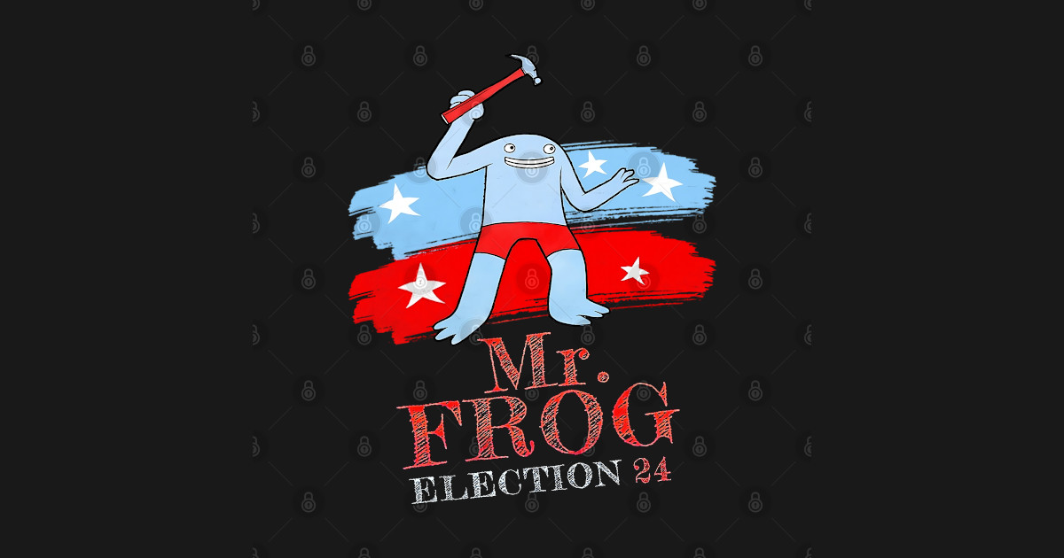 Funny And Humorous Smiling Friends Mr Frog - Presidential American ...