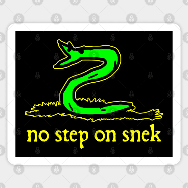 no-step-on-snek - No Step On Snek - Sticker | TeePublic