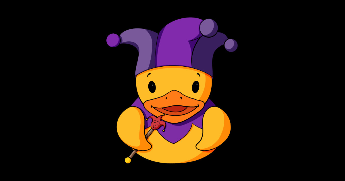 Court Jester Rubber Duck - Jester - Sticker | TeePublic