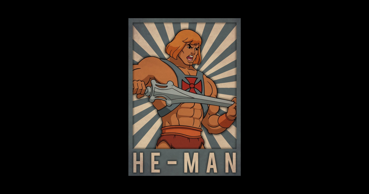 He-Man - He Man - Sticker | TeePublic