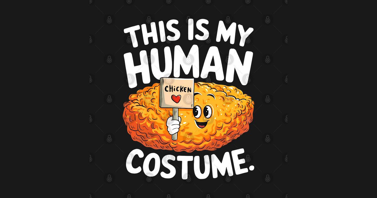Funny Chicken Nugget Human Costume - Halloween - Chicken Nugget Human ...
