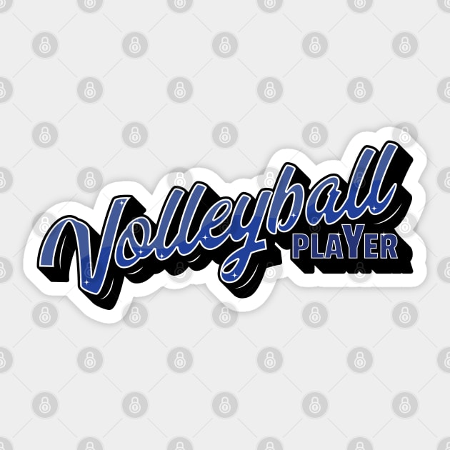 Volleyball Player - Volleyball Player - Sticker | TeePublic