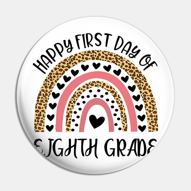 Back To School Rainbow Happy First Day Of Eighth Grade - Happy First ...